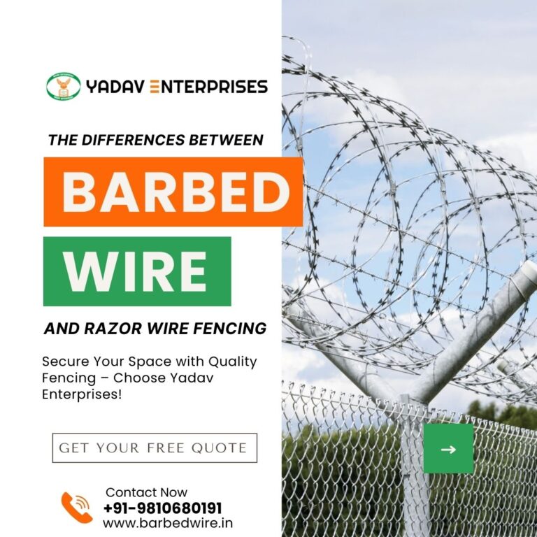 Differences Between Barbed Wire and Razor Wire Fencing