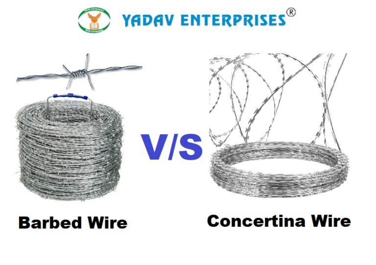 Difference Between Barbed Wire and Concertina Wire
